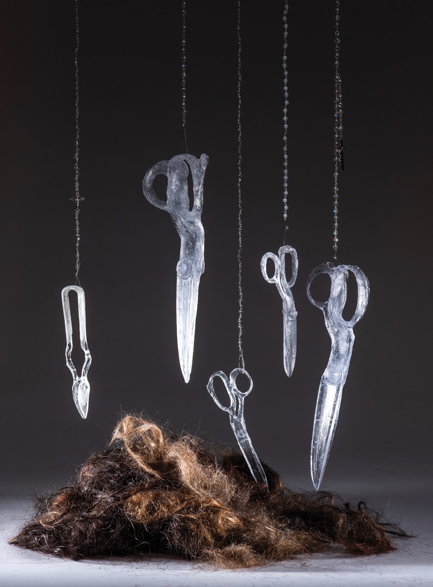 A Memorial to Crimes Against Women and Children in Ghostly Glass