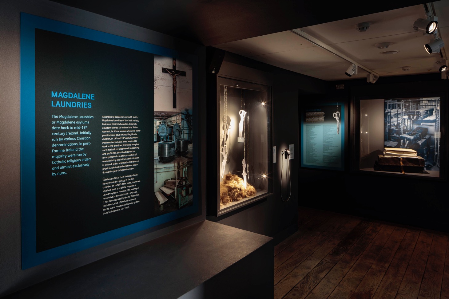 A Memorial to Crimes Against Women and Children in Ghostly Glass