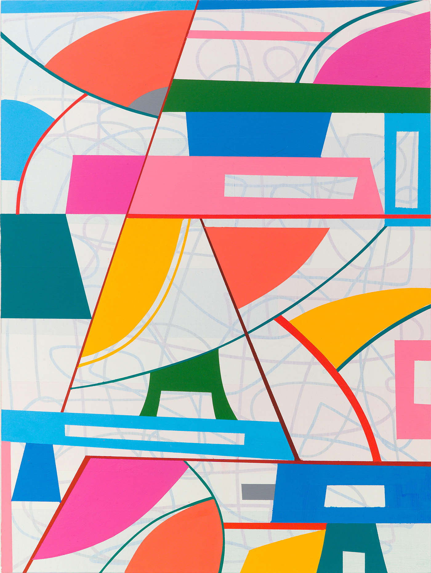 A Painter's Dissonant Geometry