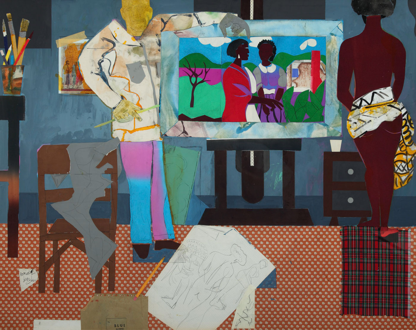 Romare Bearden's Collages of Life in the Rural South and Industrial North