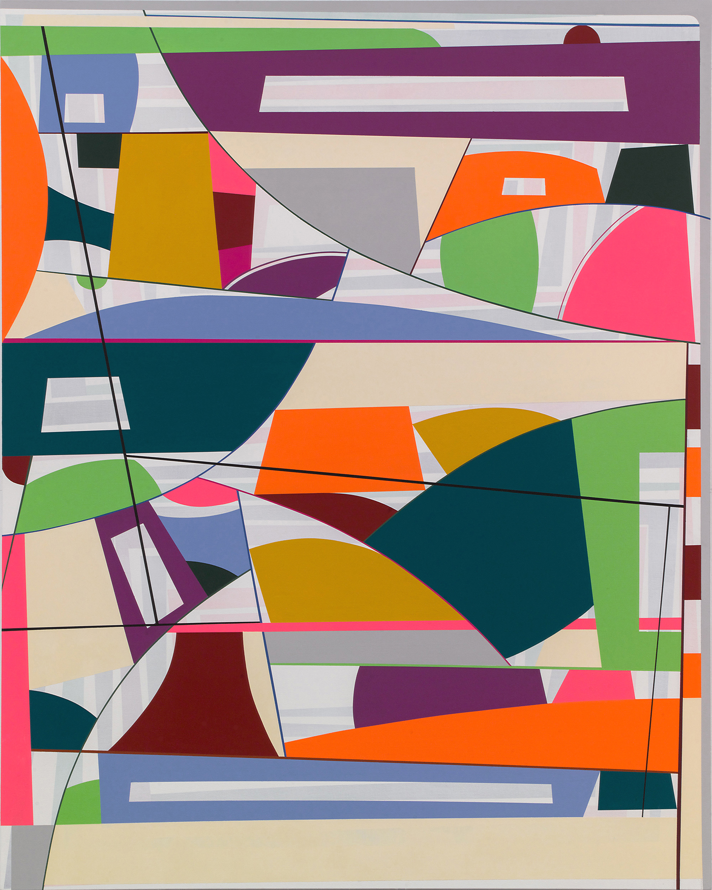 A Painter's Dissonant Geometry