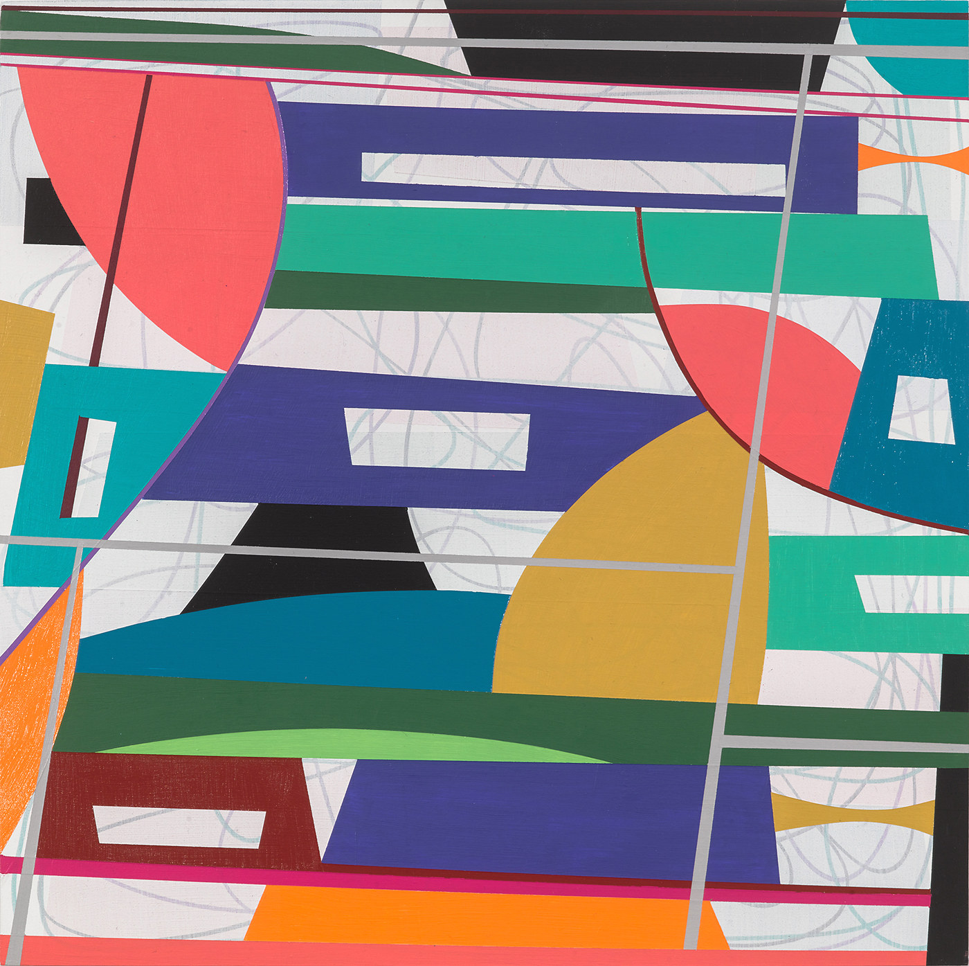 A Painter's Dissonant Geometry