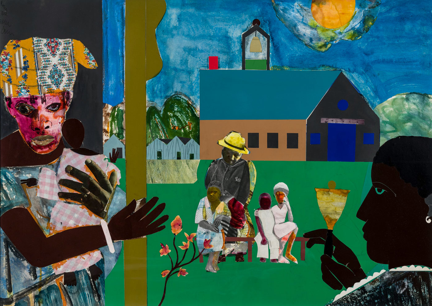 Romare Bearden's Collages of Life in the Rural South and Industrial North