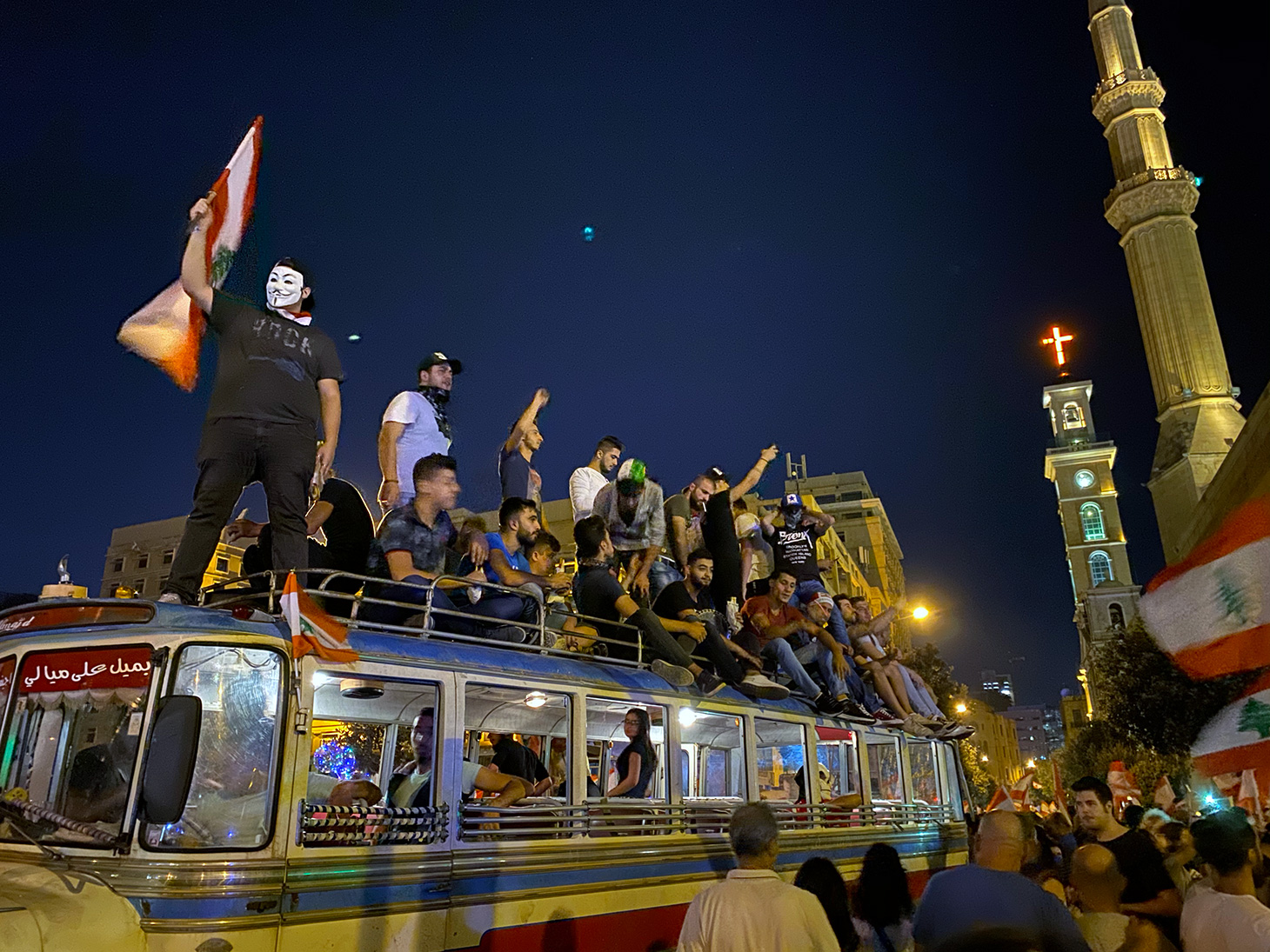 Lebanese Art Community Joins Unprecedented Protests