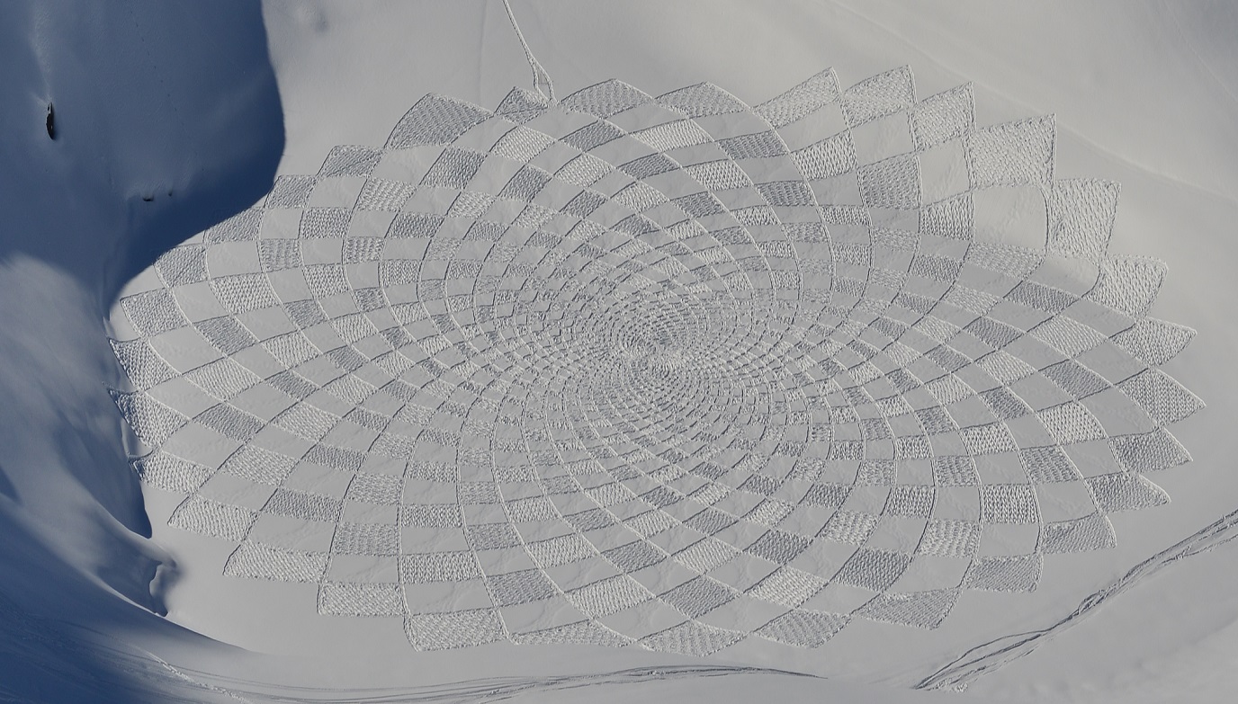 This Former Engineer's Impressive Snow Art Will Blow Your Mind