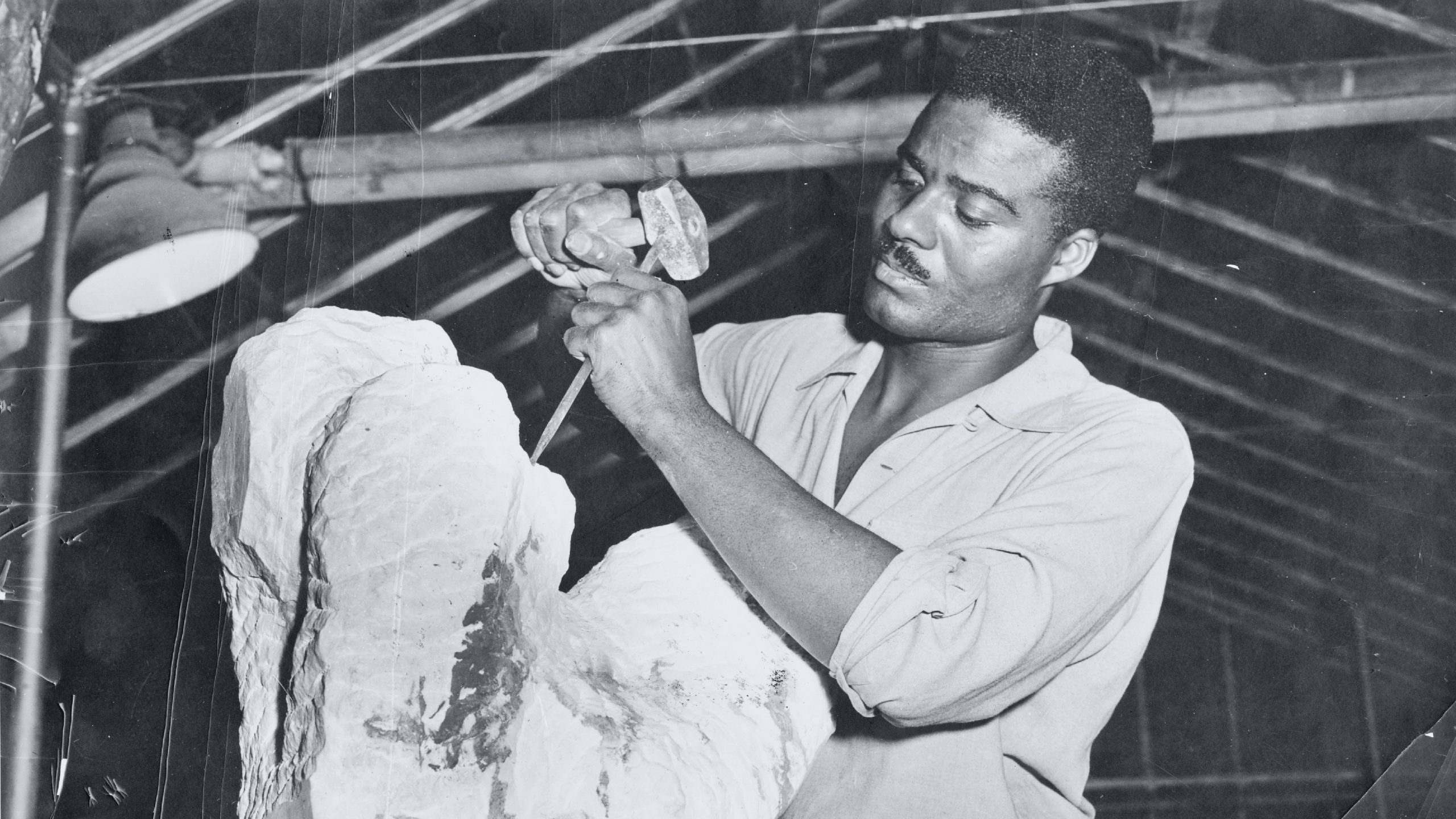 “Determined to Be: The Sculpture of John Rhoden” Is on View at PAFA